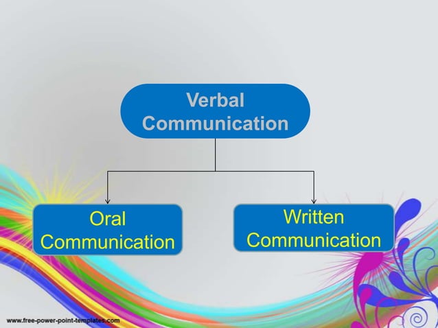 Verbal Communication | PPTX