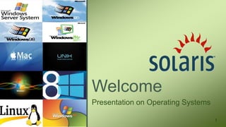 Solaris Operating System - Oracle | PPTX