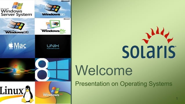 Solaris Operating System - Oracle | PPT