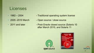 Solaris Operating System - Oracle | PPTX