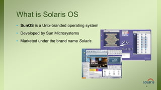 Solaris Operating System - Oracle | PPTX