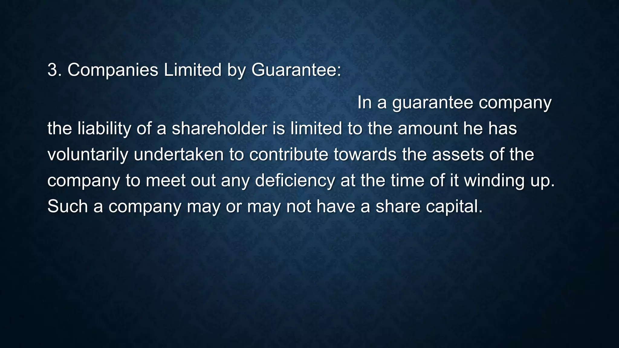 Types of companies | PPTX