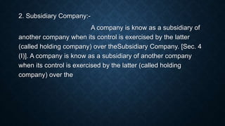 Types of companies | PPTX