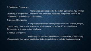 Types of companies | PPTX