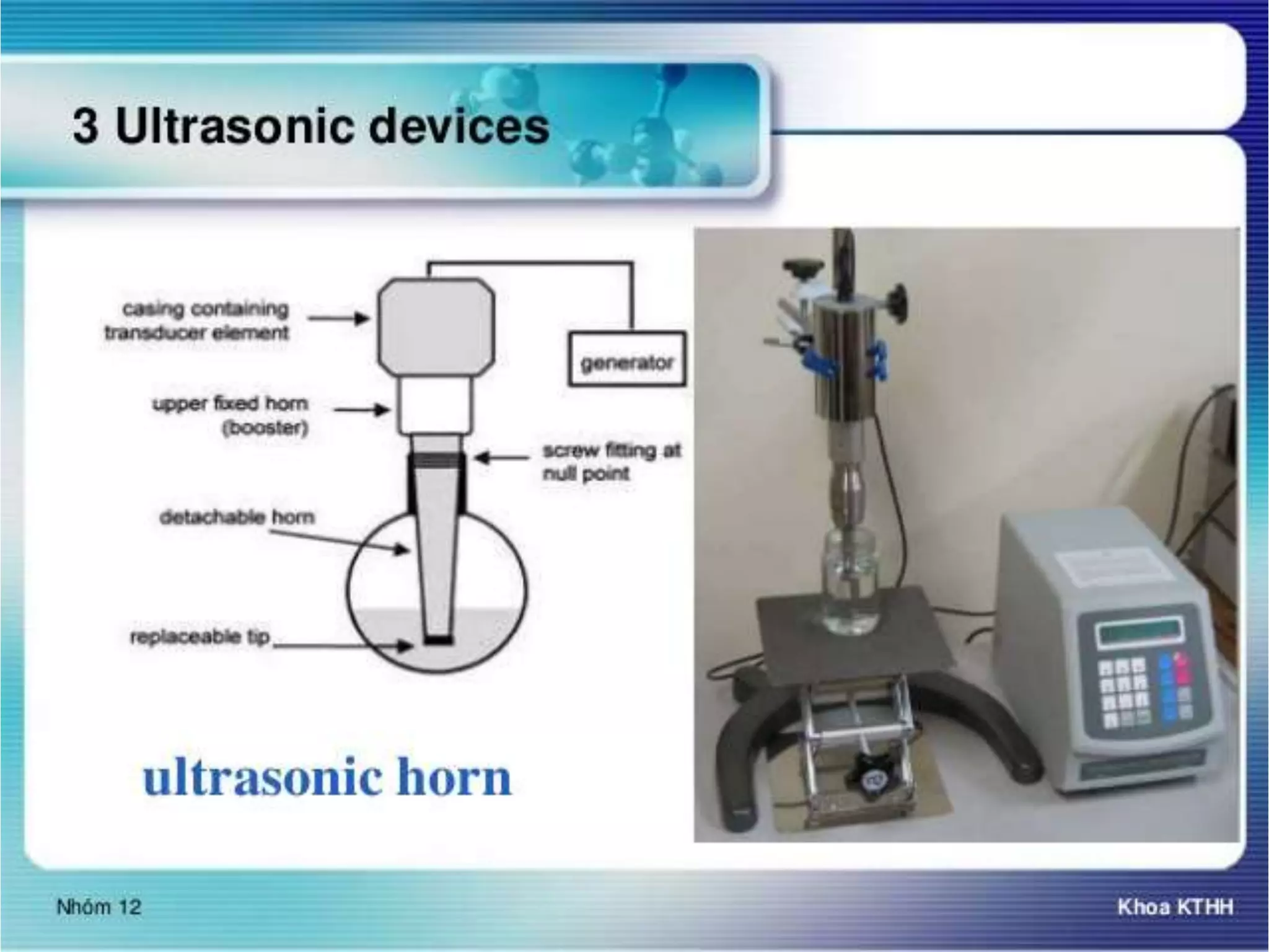 SYNTHESIS OF BIOACTIVE HETEROCYCLES BY USING SONOCHEMISTRY | PPTX