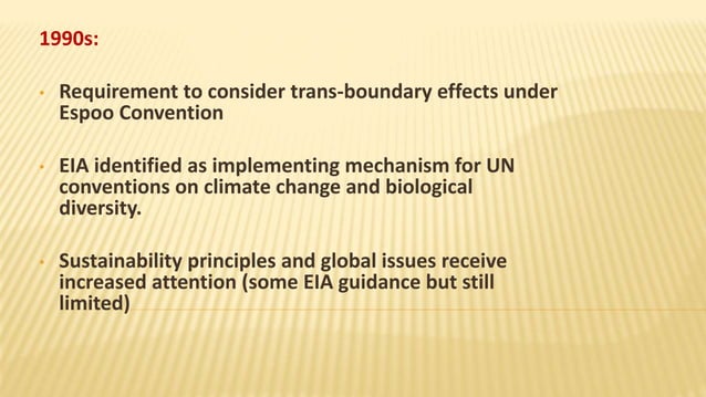 EIA Evolution | PPTX | Environment | Science