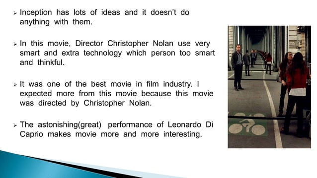 Powerpoint Presentation on Inception Movie Review | PPTX | Movies ...
