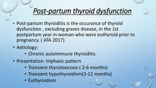 Thyroid disorder in pregnency | PPT