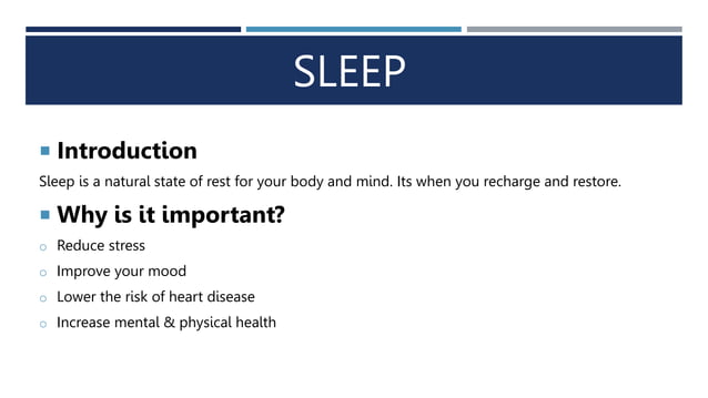 sleep | PPT