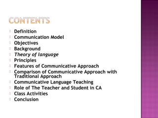 Communicative Approach | PPT