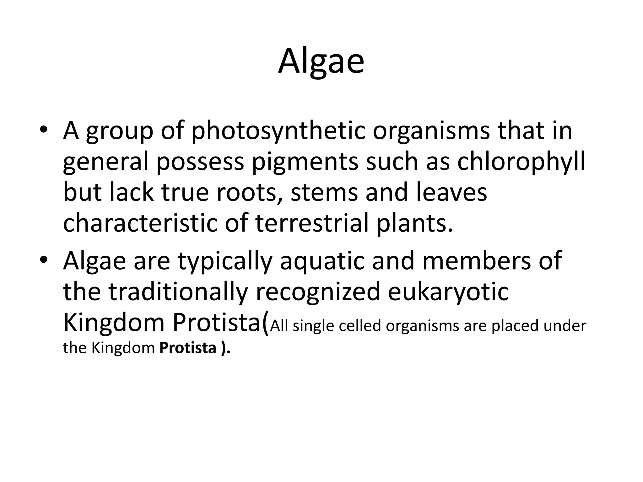 isolation of micro algae from fresh water | PPTX