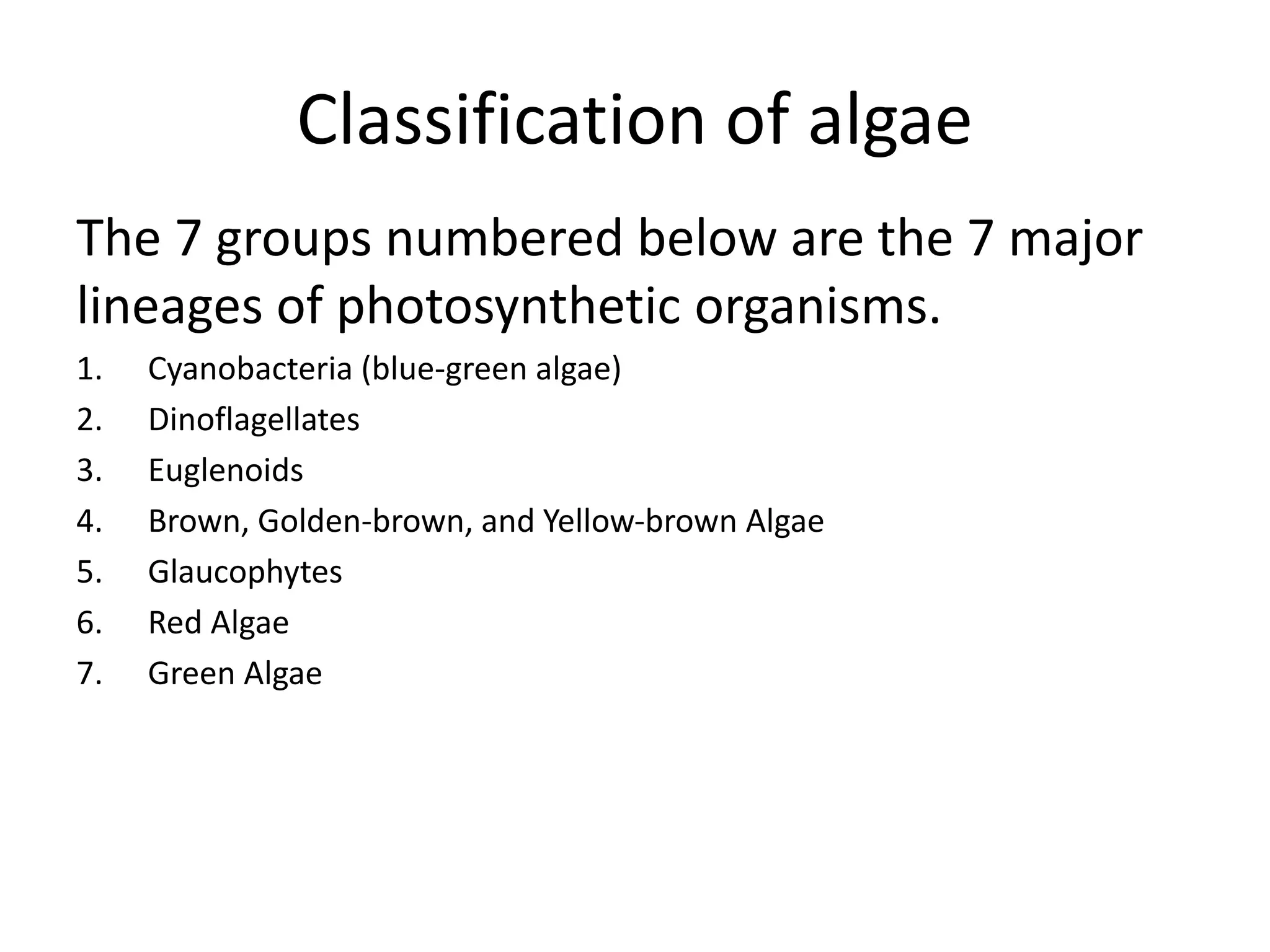 isolation of micro algae from fresh water | PPTX