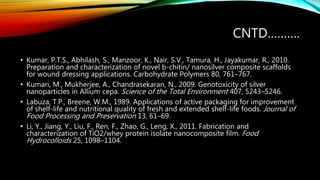 Nanotechnology in Food packaging | PPTX