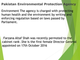 Environmental Issues In Pakistan | PPT