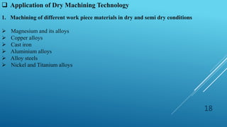 Dry Machining | PPTX