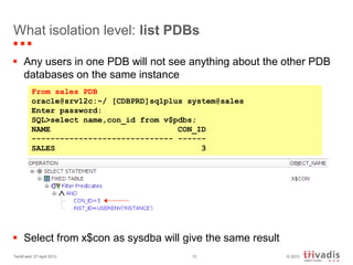 Presentation 12c pdb | PDF