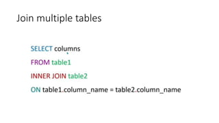Presentation (12) database.pptx computer science | PPTX