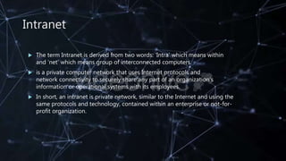 Internet_Interanet_Extranet | PPTX
