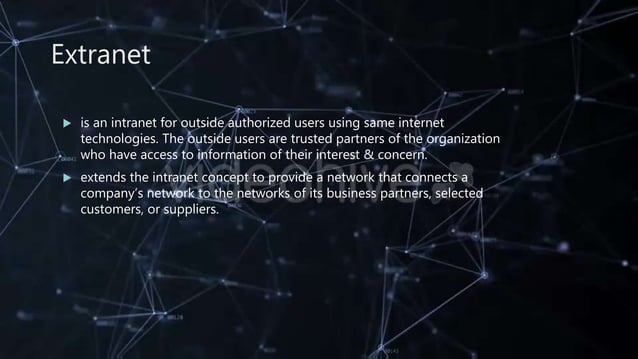 Internet_Interanet_Extranet | PPTX