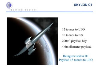 Progress on the SKYLON Reusable Spaceplane | PDF