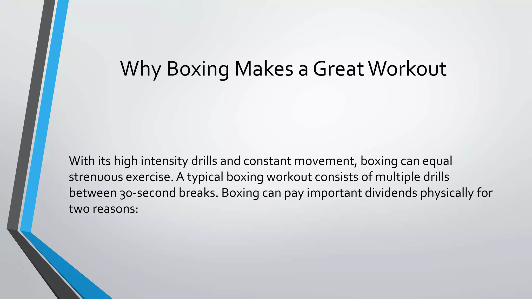 Why Boxing Makes a Great Workout, by Perry Mandera