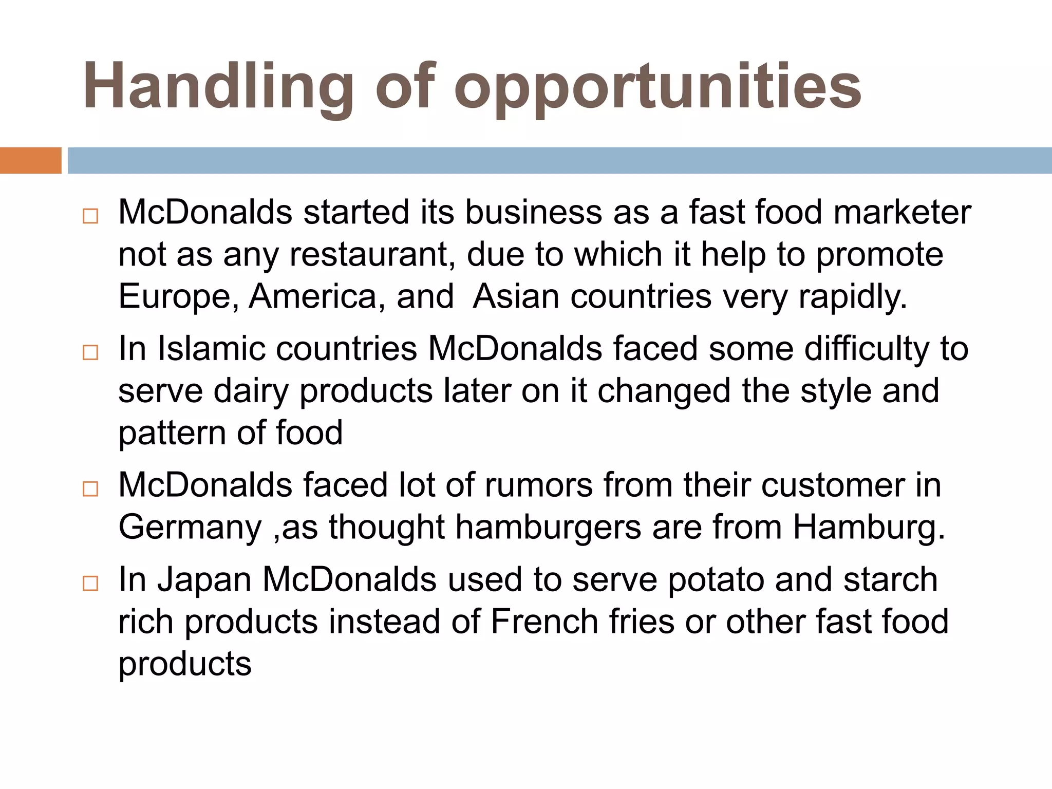 Mc donald's | PPT
