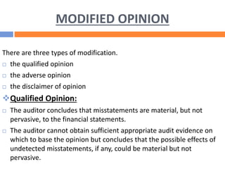 PRESENTATION OF ADVANCED AUDITING | PPTX