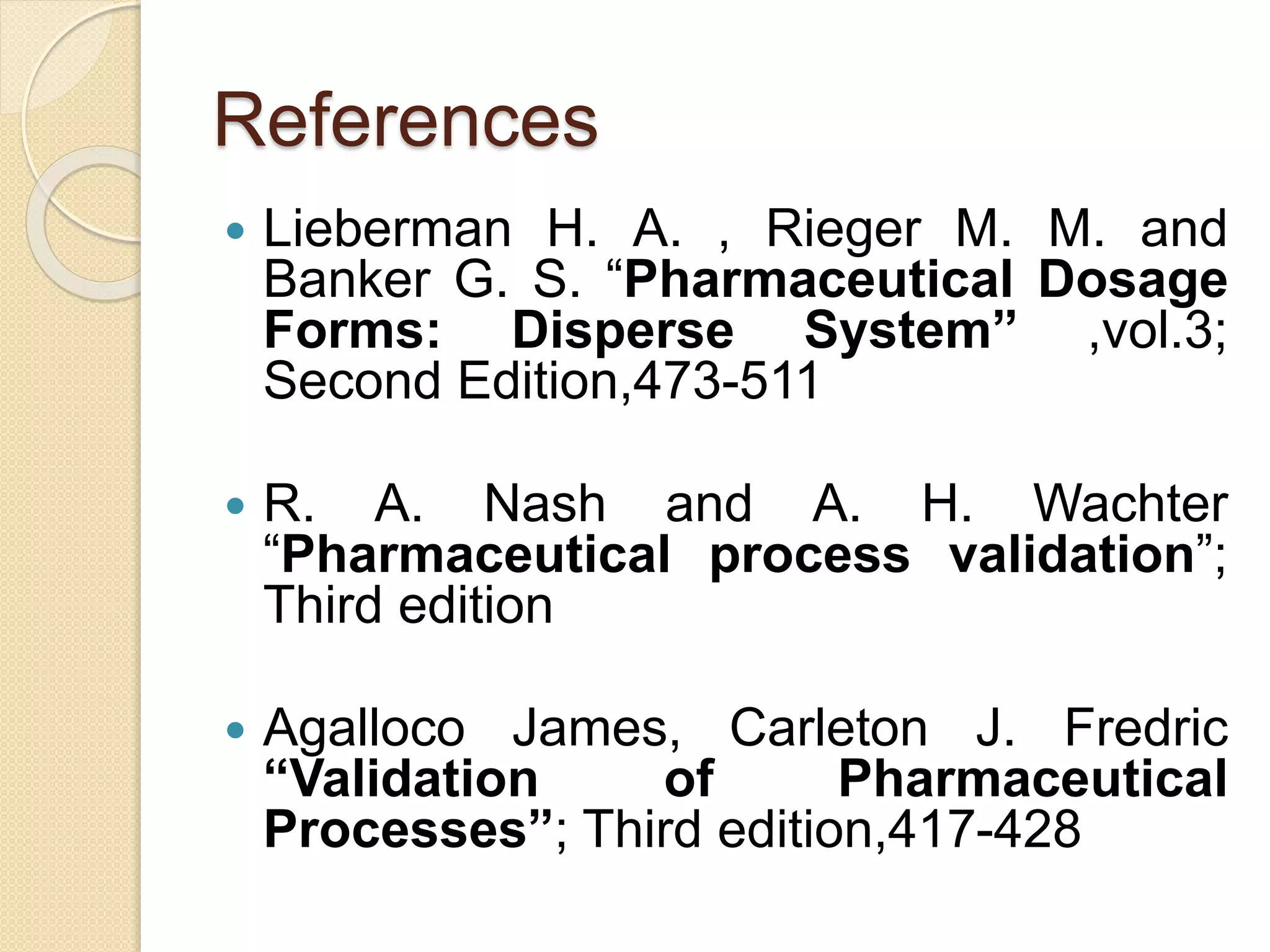 PROCESS VALIDATION for Sem Solid | PPTX