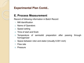 PROCESS VALIDATION for Sem Solid | PPTX