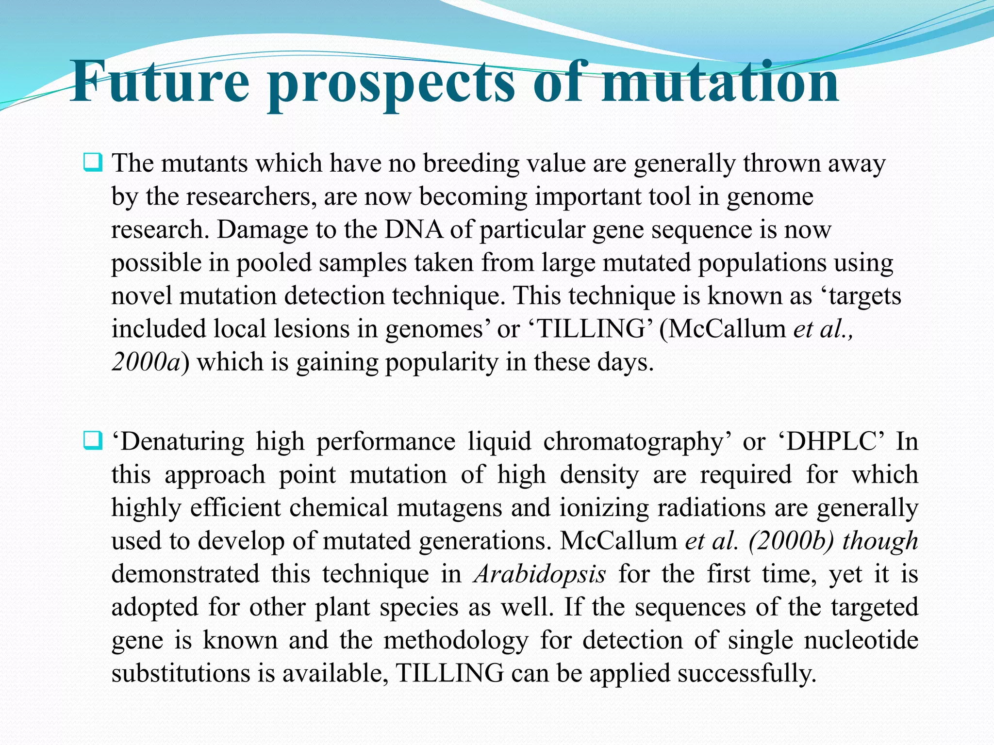 mutagenesis | PPTX