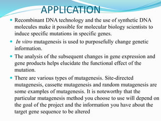 mutagenesis | PPTX