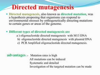 mutagenesis | PPTX