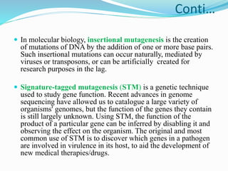 mutagenesis | PPTX