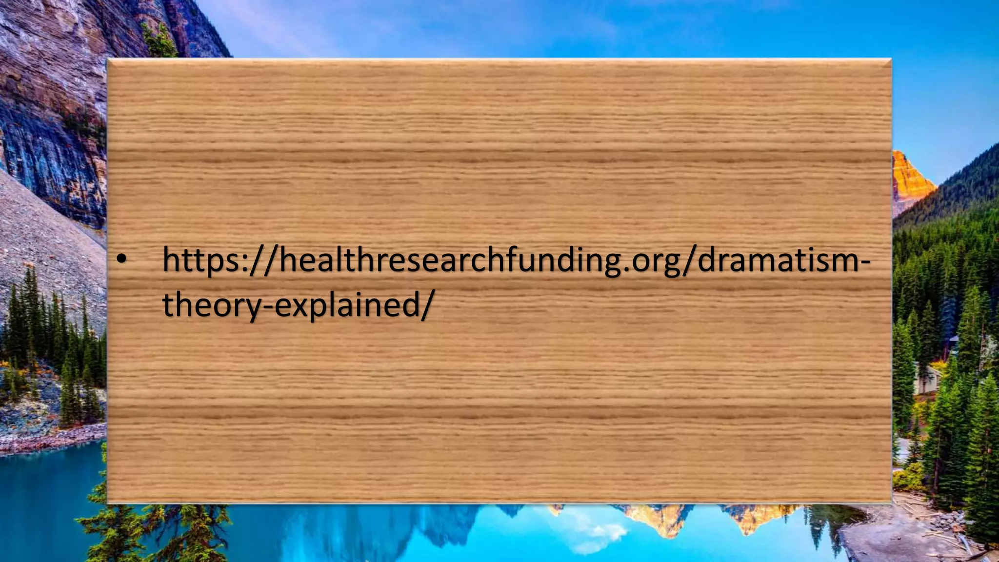 Dramatism Theory | PPTX