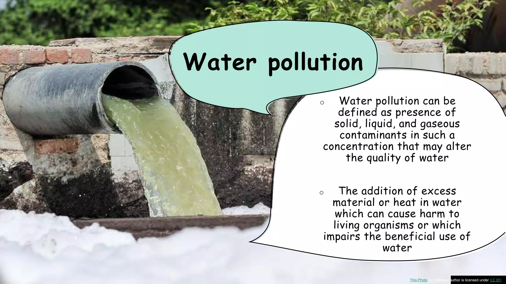 water pollution class 9 | PPTX