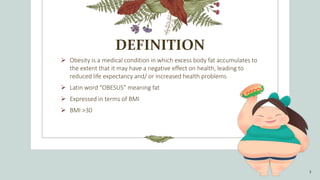 Obesity and it's complications- General Medicine | PPT
