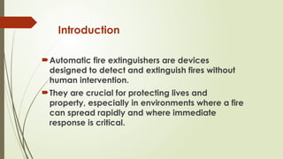 Automatic fire extinguisher using Arduino | PPT