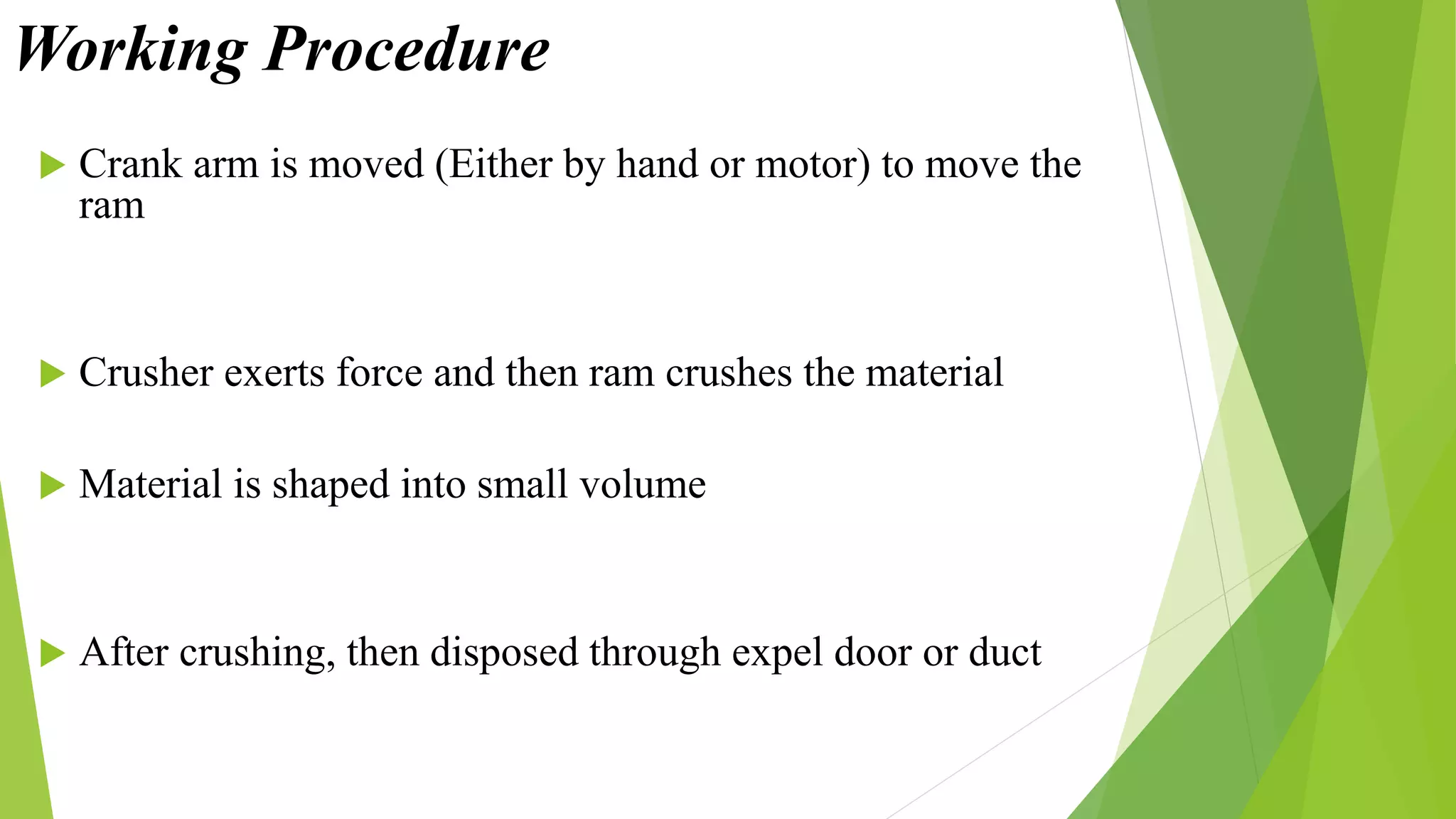 Design and Construction of A Can Crusher Machine | PDF