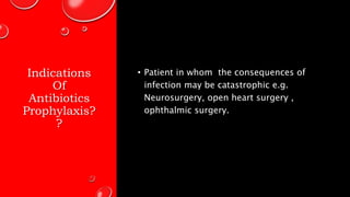 antibiotic prophylaxis.................... | PPTX
