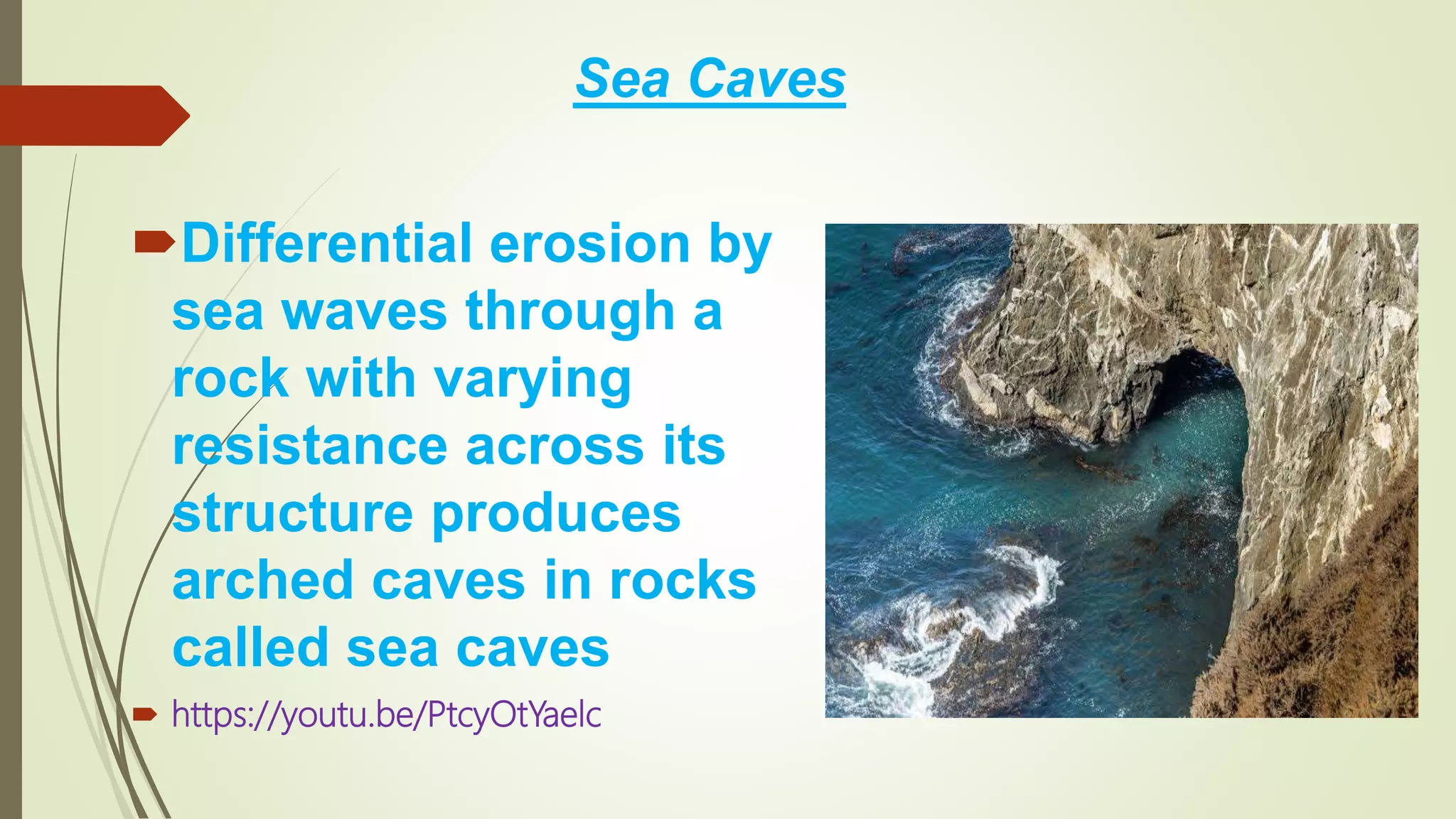 Coastal land forms .erosional and depositional landforms | PPTX