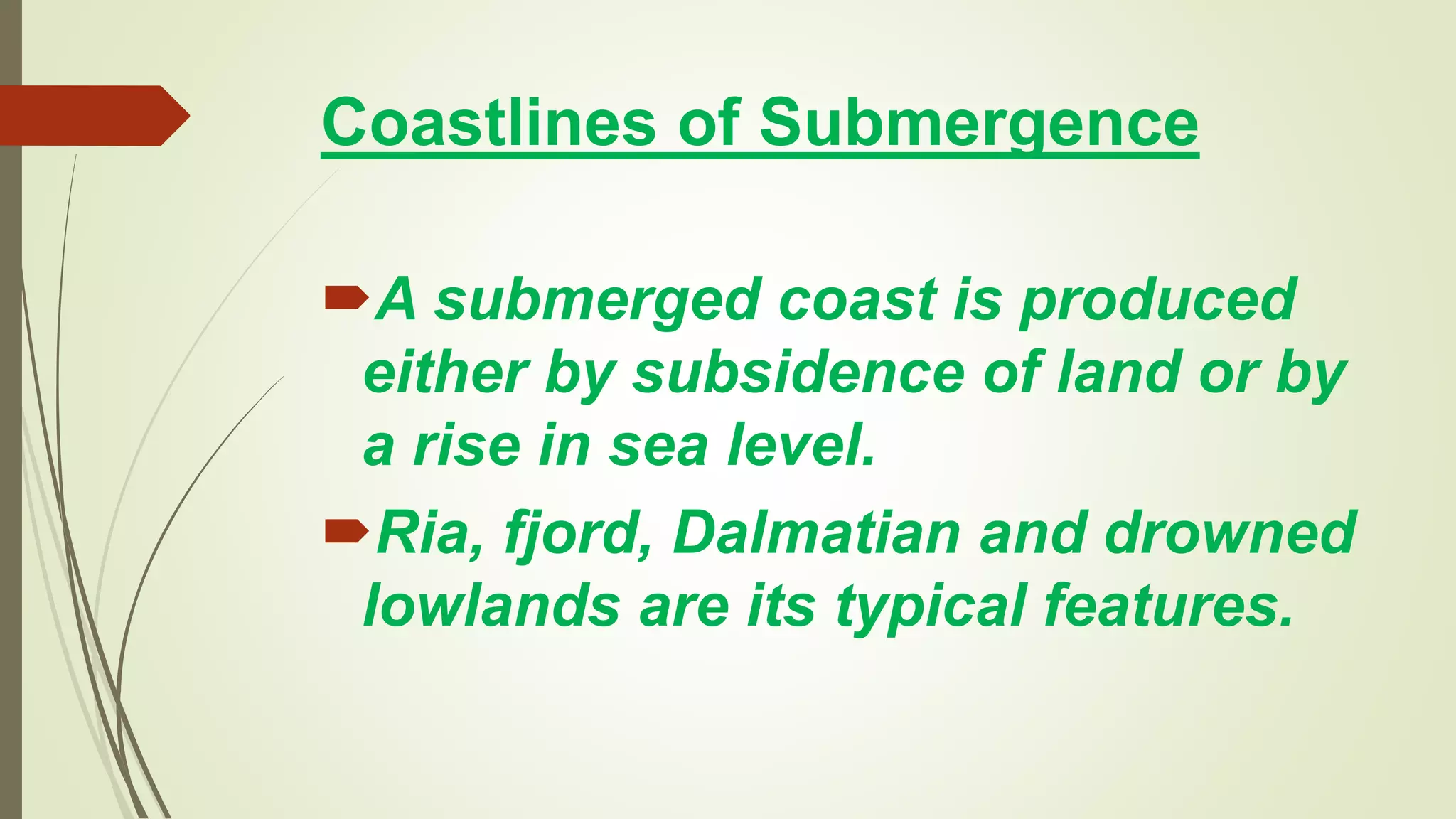 Coastal land forms .erosional and depositional landforms | PPTX