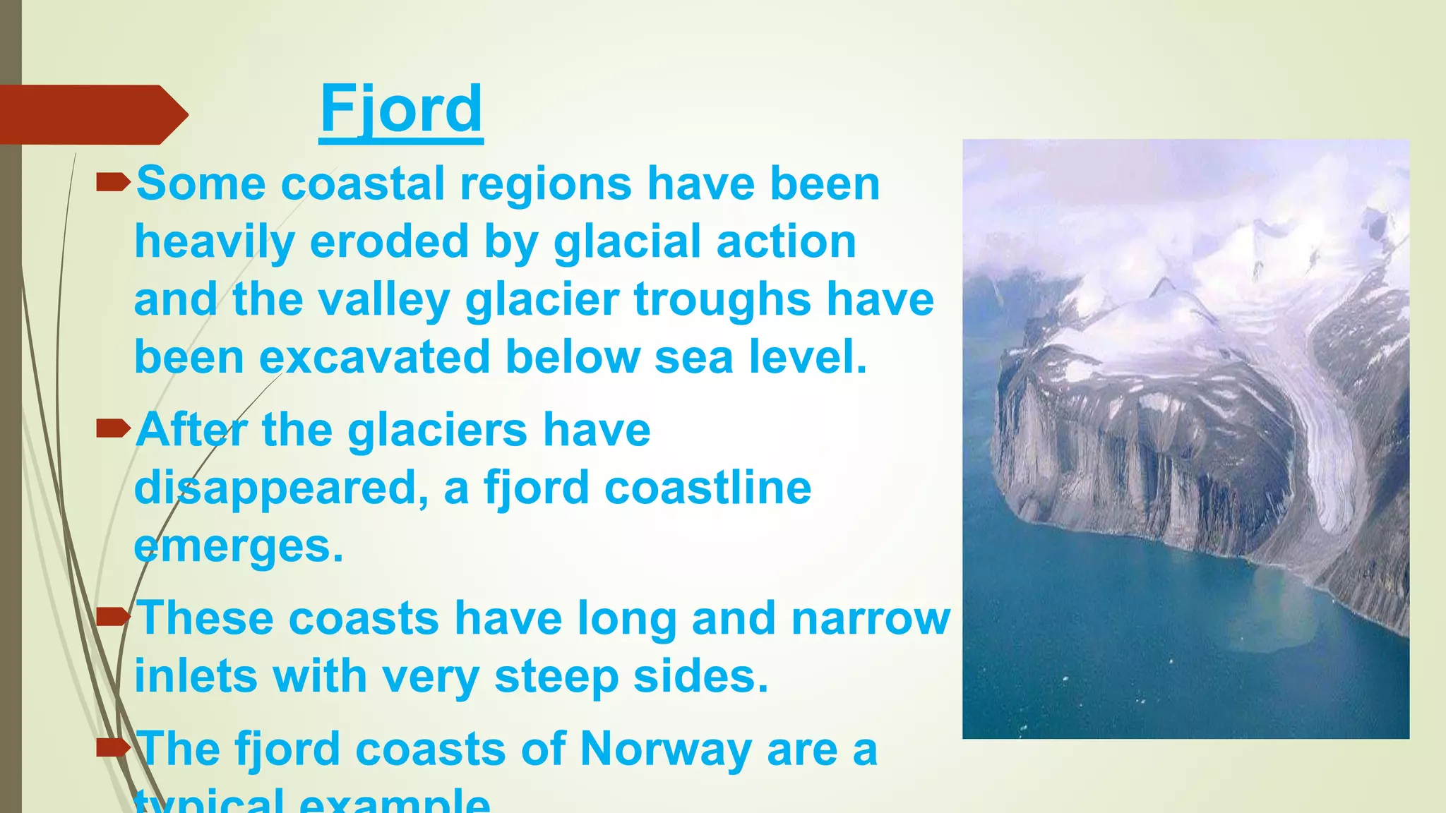 Coastal land forms .erosional and depositional landforms | PPTX