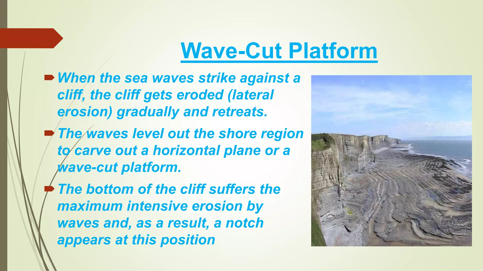 Coastal land forms .erosional and depositional landforms | PPTX