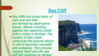 Coastal land forms .erosional and depositional landforms | PPTX