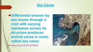 Coastal land forms .erosional and depositional landforms | PPTX