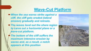 Coastal land forms .erosional and depositional landforms | PPTX