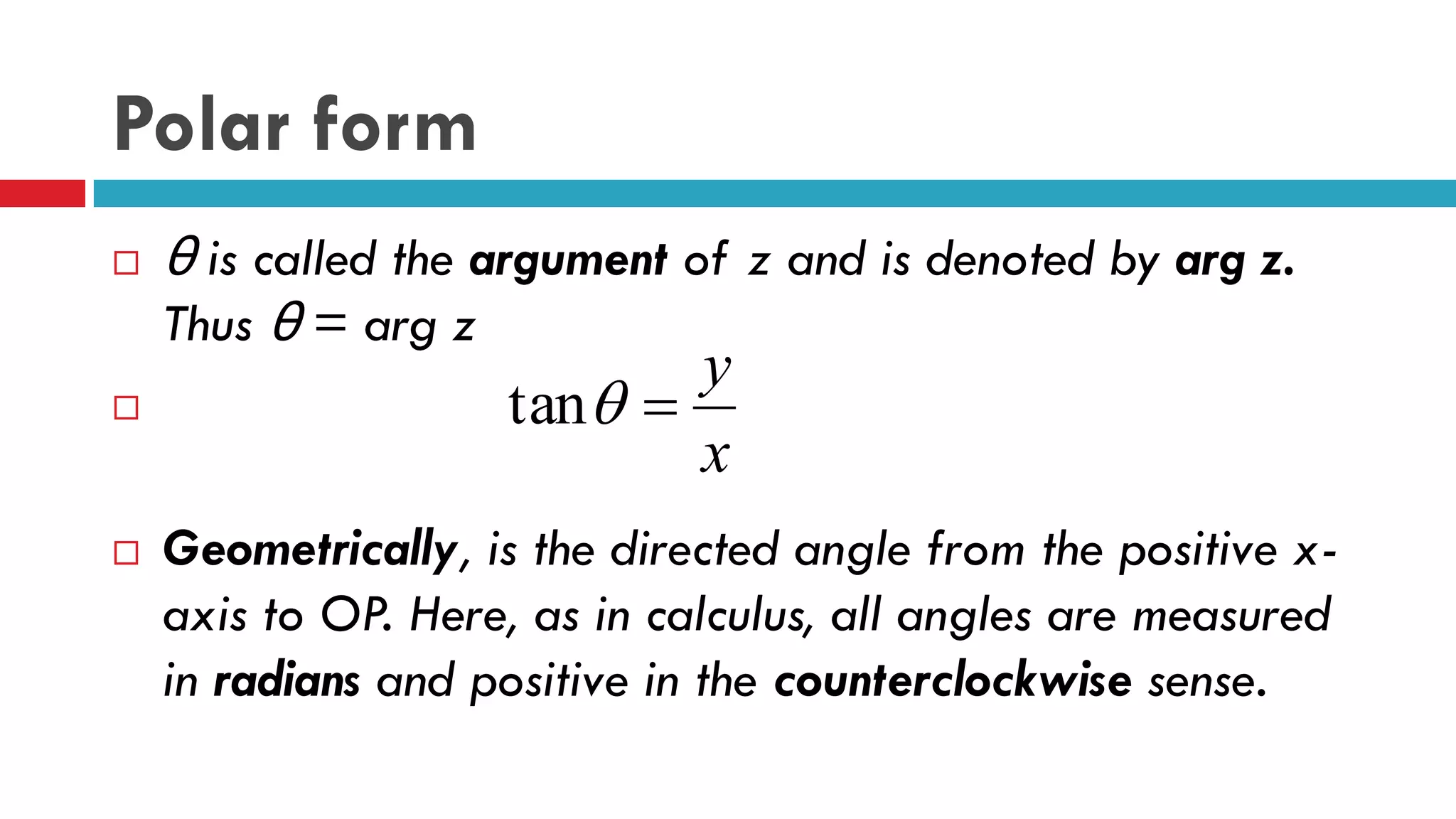 Complex Numbers and Functions. Complex Differentiation | PDF