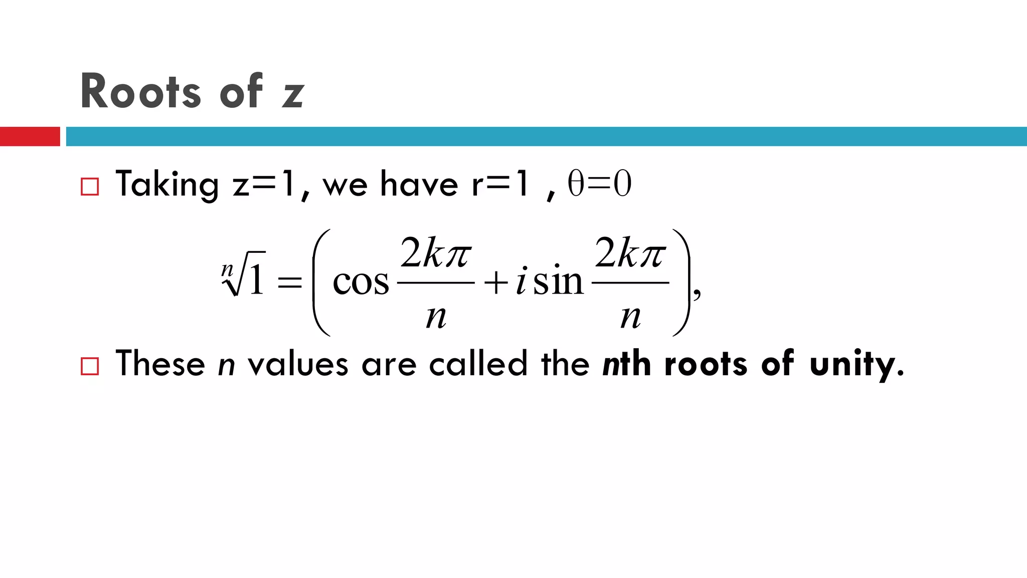 Complex Numbers And Functions Complex Differentiation Ppt