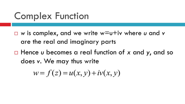 Complex Numbers and Functions. Complex Differentiation | PDF | Physics | Science