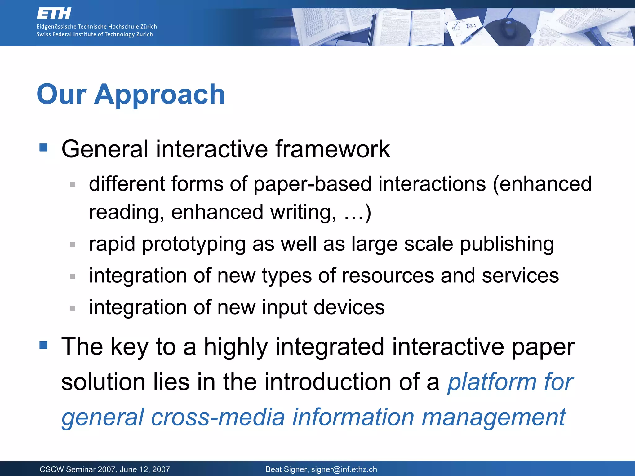 iPaper@GlobIS - Interactive Paper Research | PPT